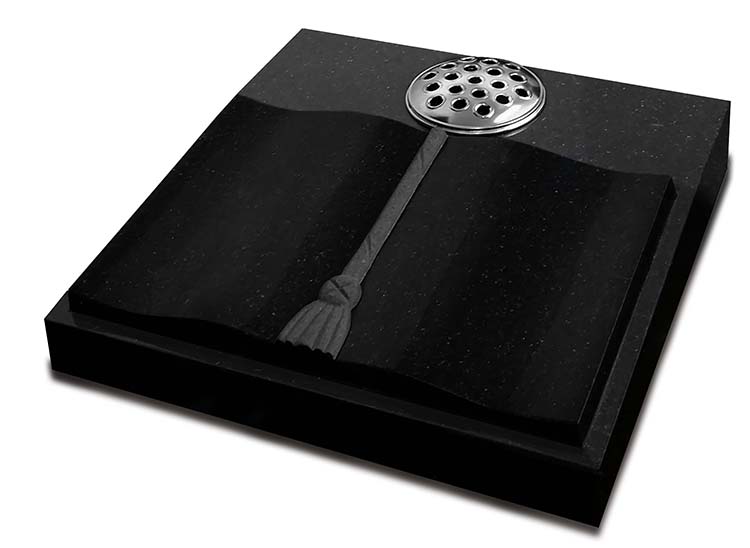 Black Galaxy Granite Desk Tablet Memorial - RAM Masonry